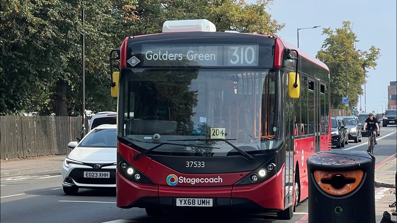 FIRST DAY | Journey on Stagecoach London Route 310 | 37553 (YX68UMH ...