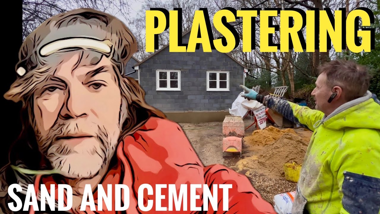 Plastering for beginner SAND CEMENT How to scratch coat over thermalite ...