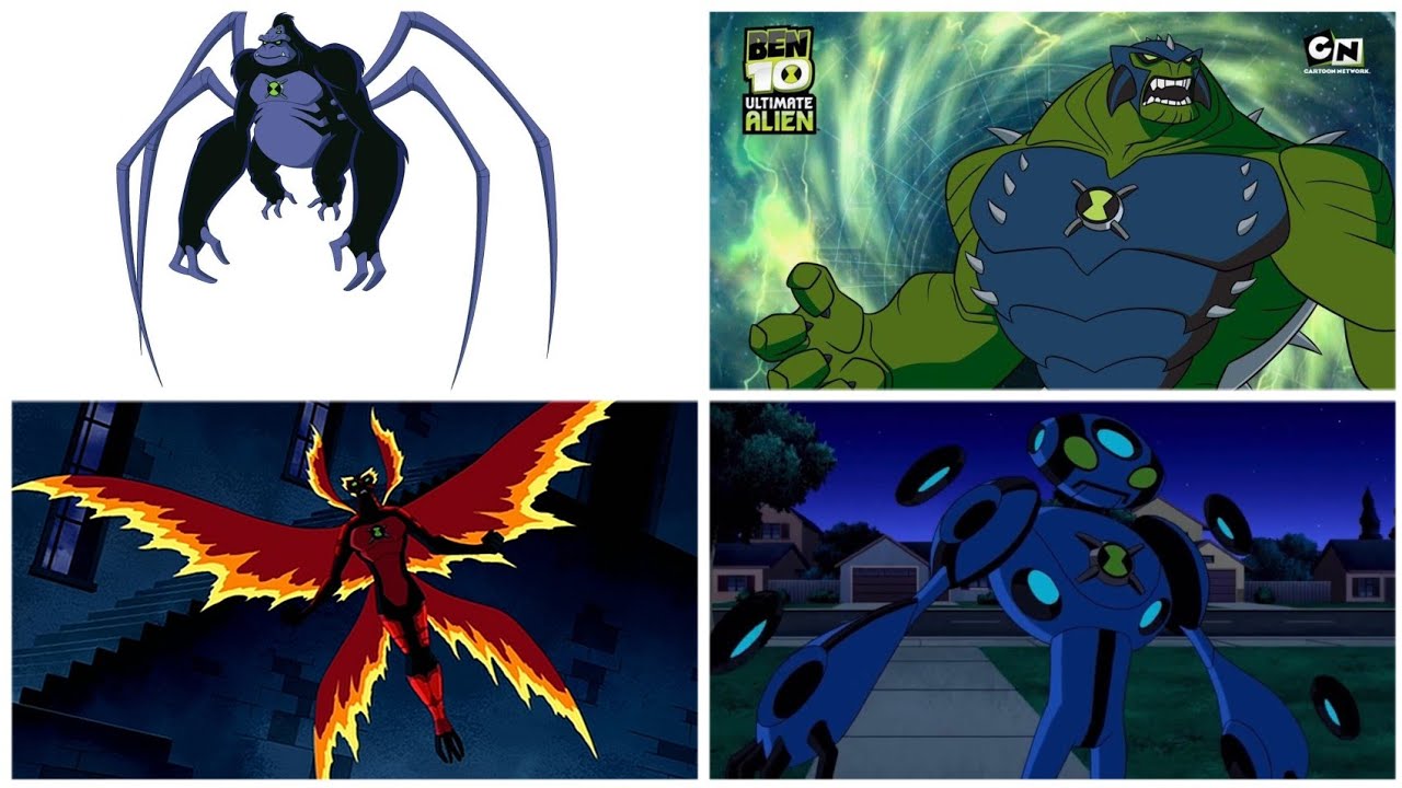 All Ultimate Aliens in Ben 10 - YouTube