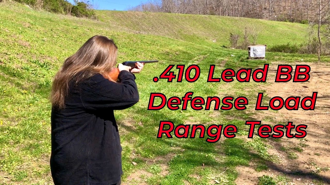 .410 3” Lead BB Defense/Predator Load - Range Test - YouTube