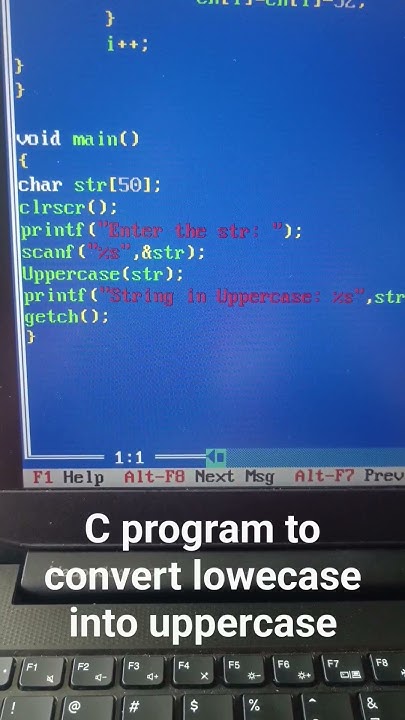 C program to convert lowercase into uppercase#coding #clanguage #viral #trend - YouTube