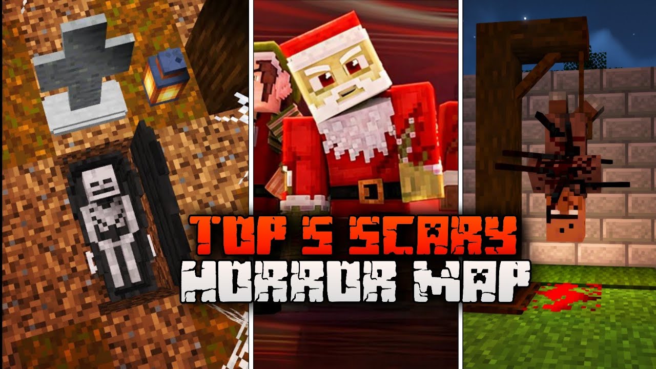 5 "MOST SCARY" Horror Maps For 1.19.60+ | Khatarnak Horror Maps | Dante ...