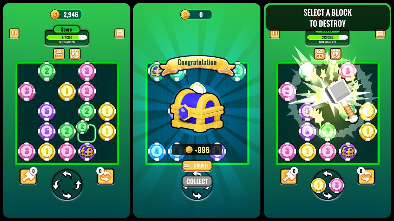 Merge UP! - Number Matching Mobile Game | Gameplay Android - YouTube