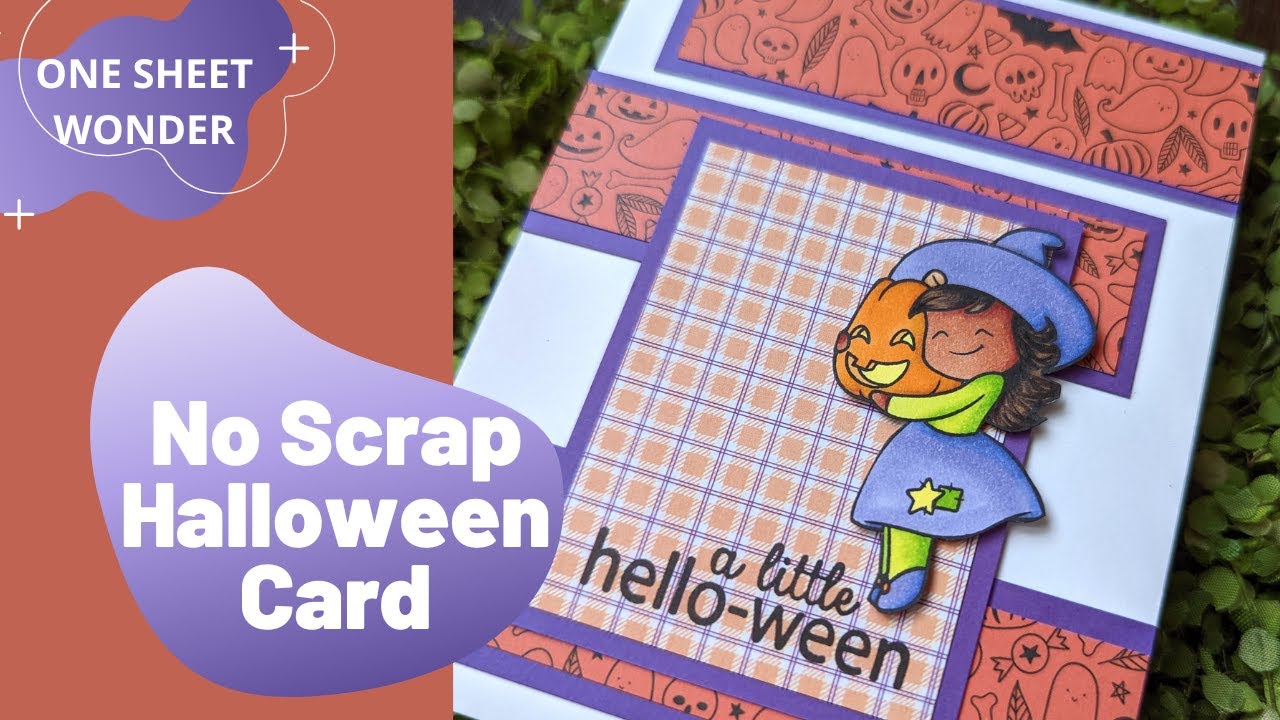 Use Up 6x6 Paper | Halloween Card | Collaboration with ...