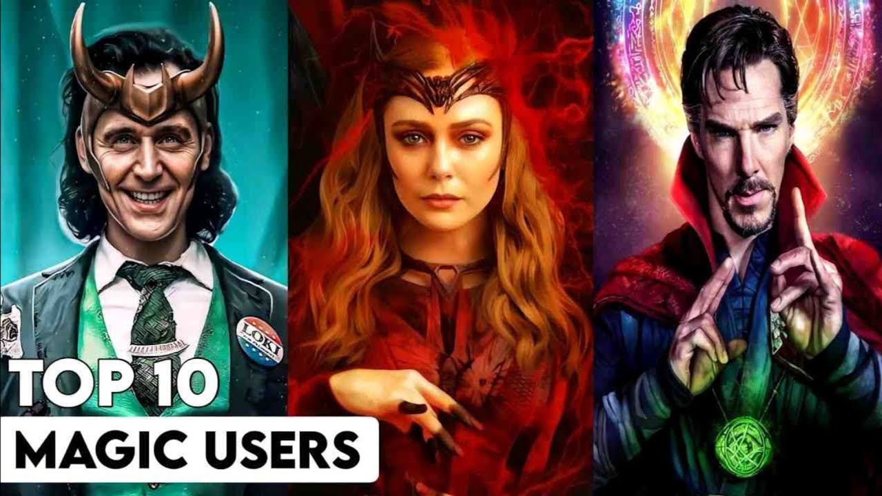 Top 10 Magic Users in Marvel's MCU । Dr Strange । Wonda । Loki । Wong ...