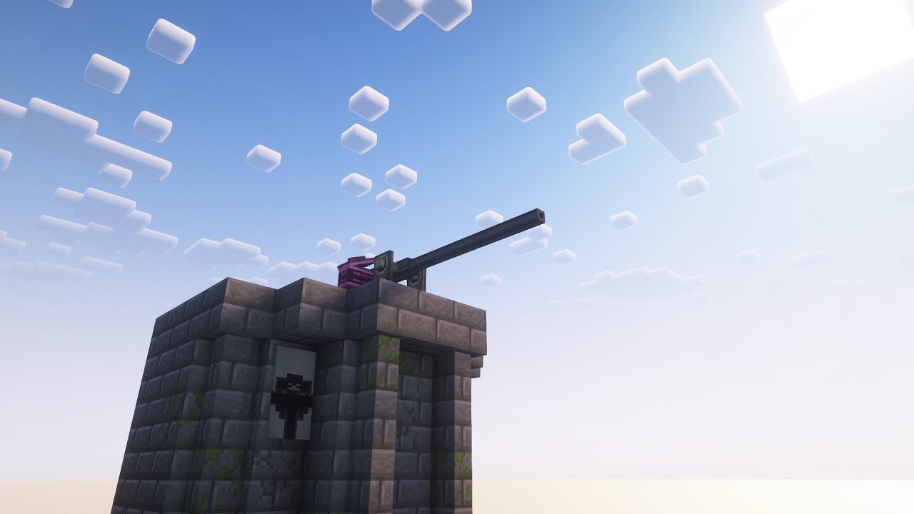 Create big cannons + CC tweaked auto locking V6 - YouTube