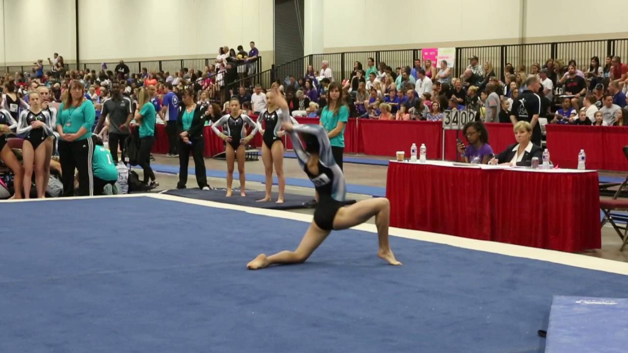 Emily Lee - Floor Exercise - 2016 Women’s Junior Olympic Championships ...