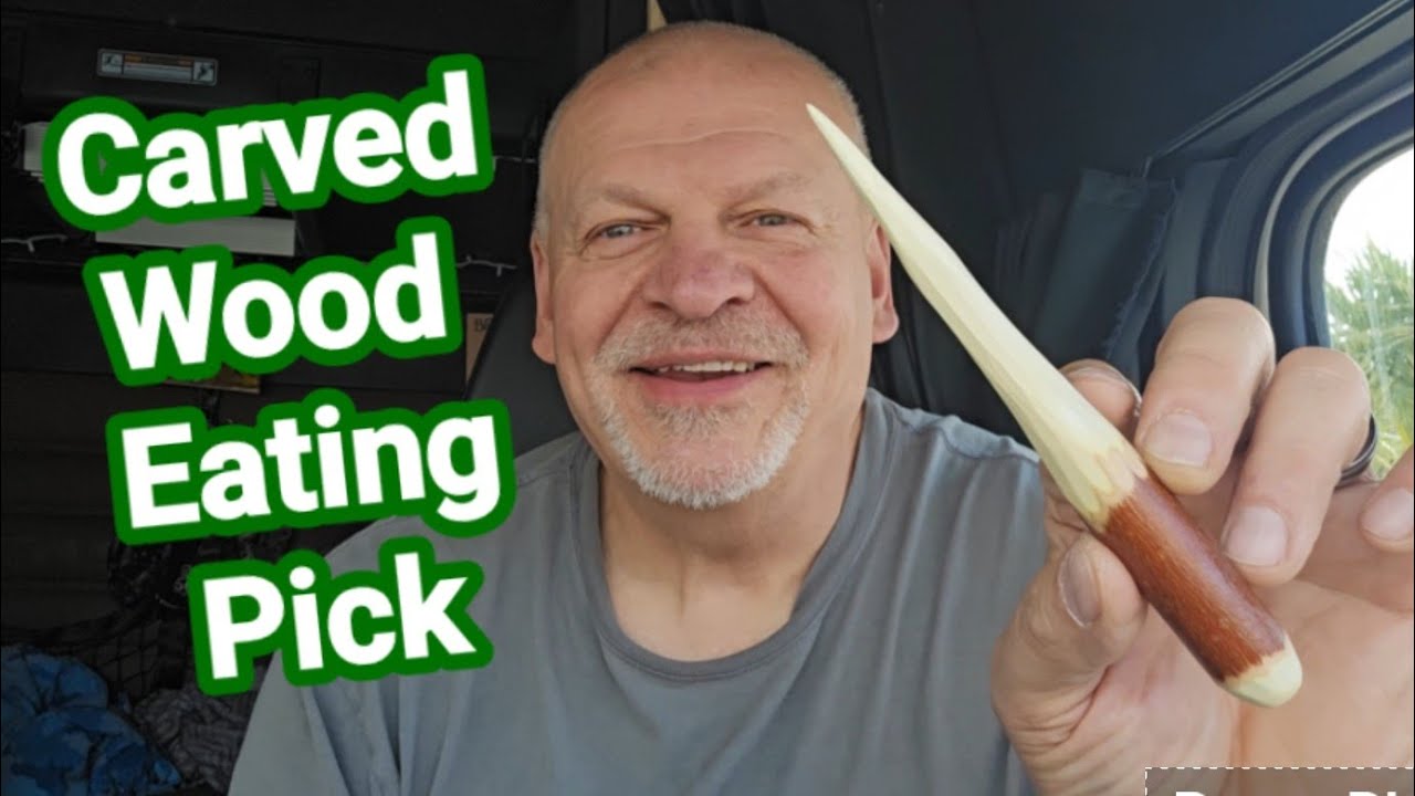 Carve a wood pick! #woodcarving #whittling #woodworking 663 - YouTube