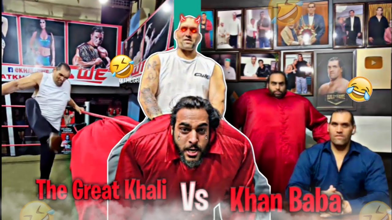 The Great khali Vs khan baba ? - YouTube