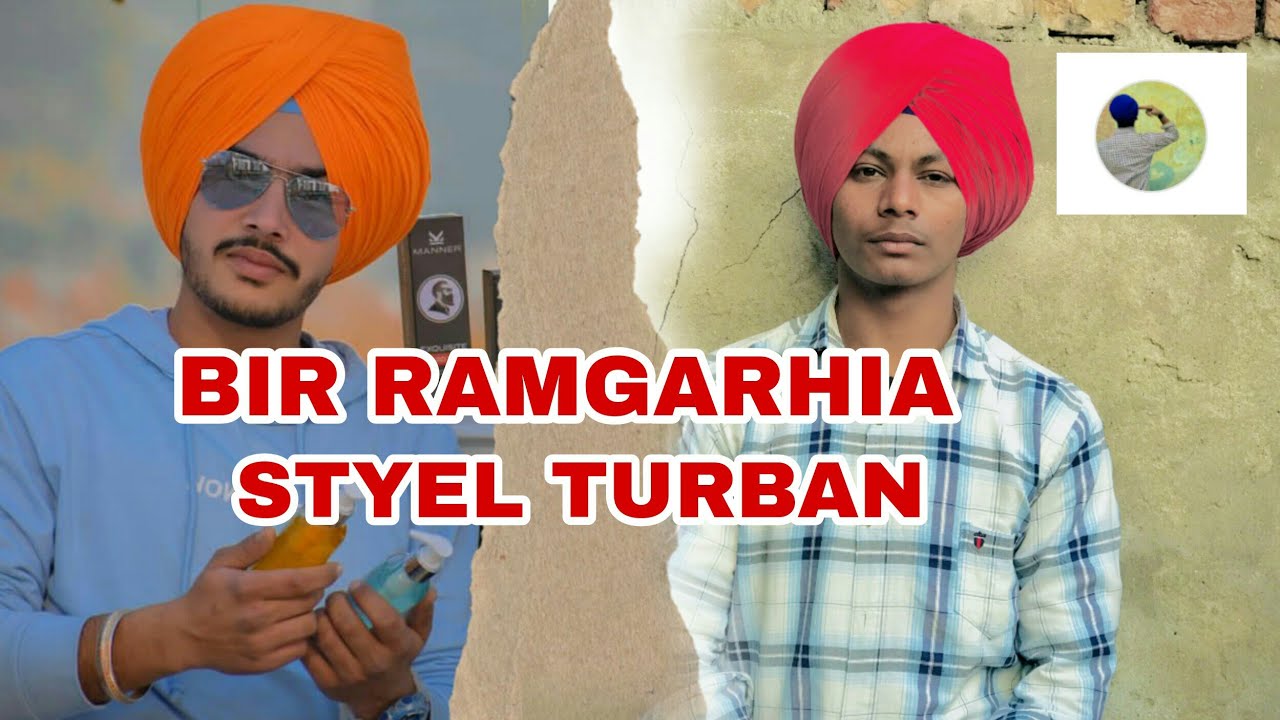 Bir Ramgarhia Style turban Tutorial By (Akash Ambersaria) - YouTube