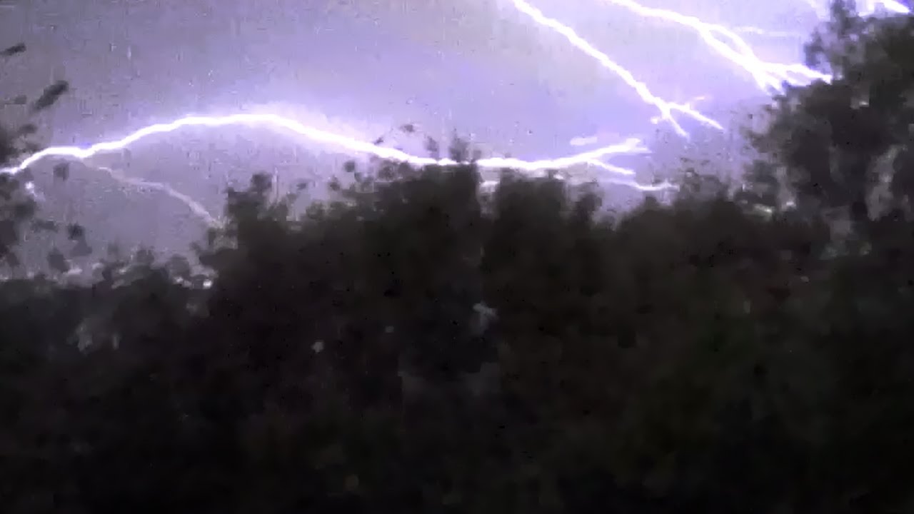 Calming Nighttime Thunderstorm for Sleep/Study - YouTube