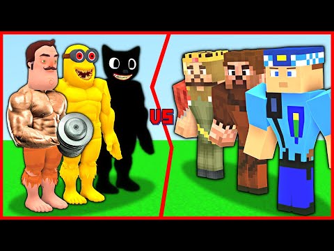 KASLI YARATIKLAR BİZE SALDIRIYOR! 😱 - Minecraft