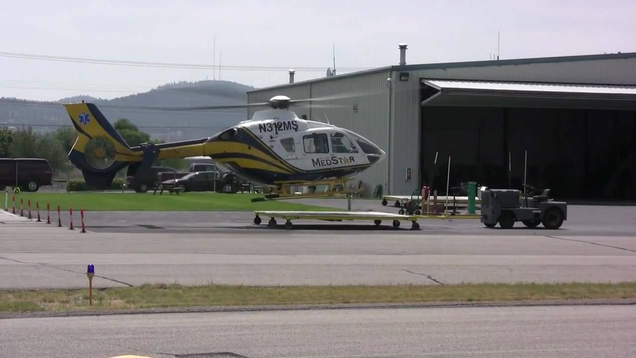 Medstar Helicopter landing - YouTube