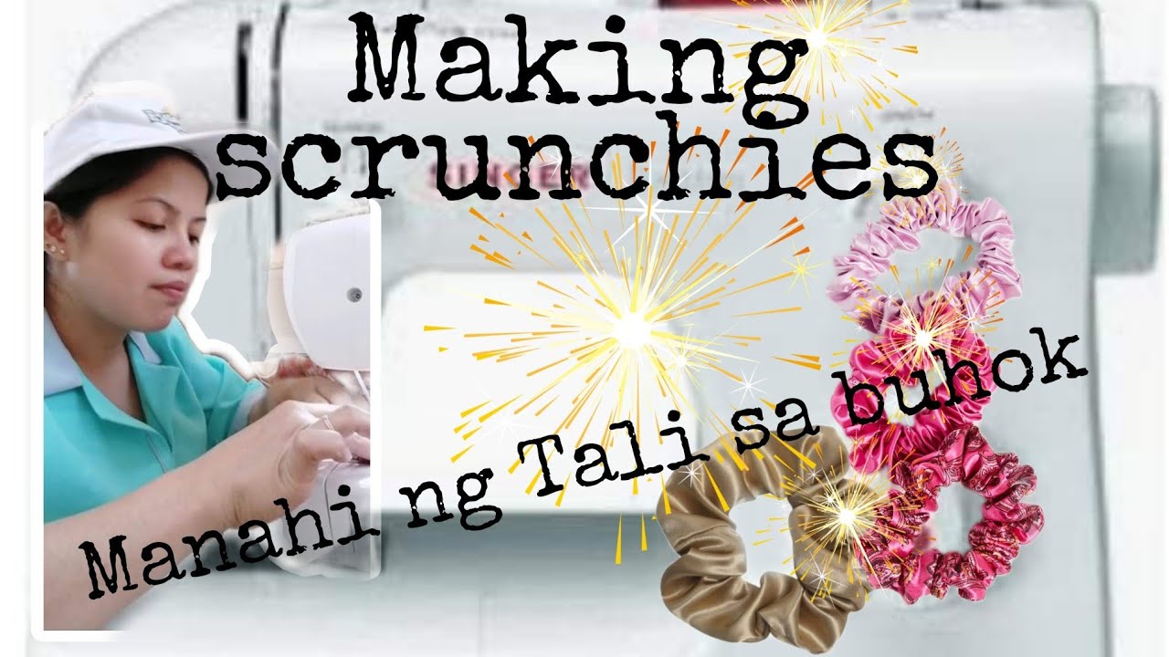 MAKING SCRUNCHY / PANTALI SA BUHOK - YouTube