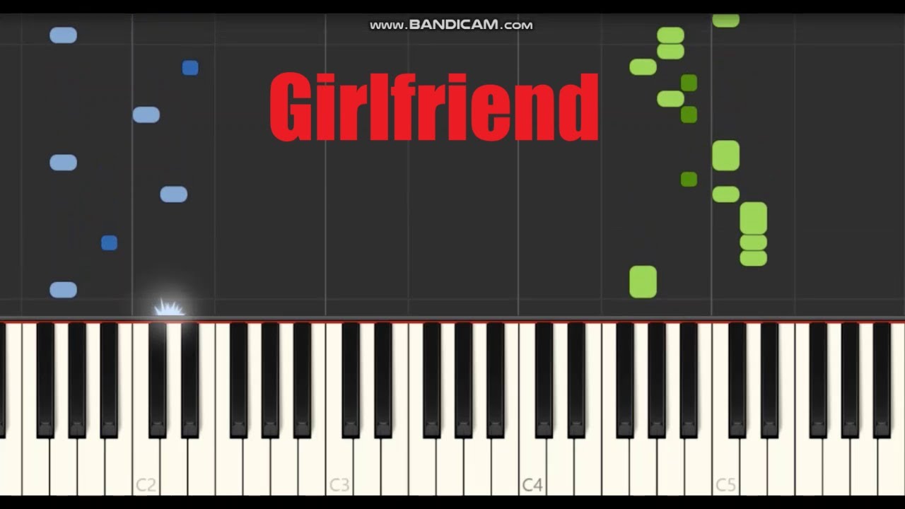Girlfriend Piano notes, tutorial | Boys | AR Rahman - YouTube