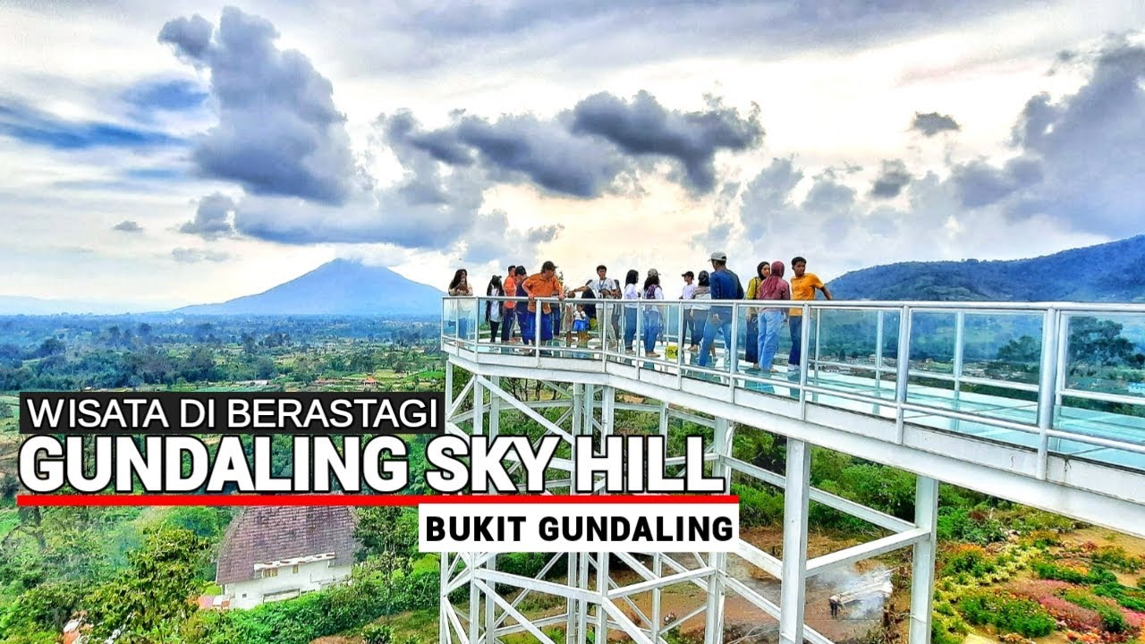Wisata di berastagi | gundaling sky hills | jembatan kaca | bukit ...