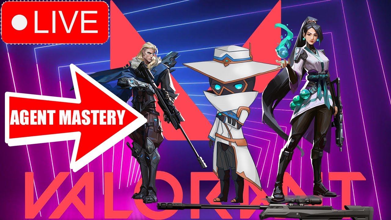 LIVE-VALORANT QUEST TO MASTER AGENTS - YouTube