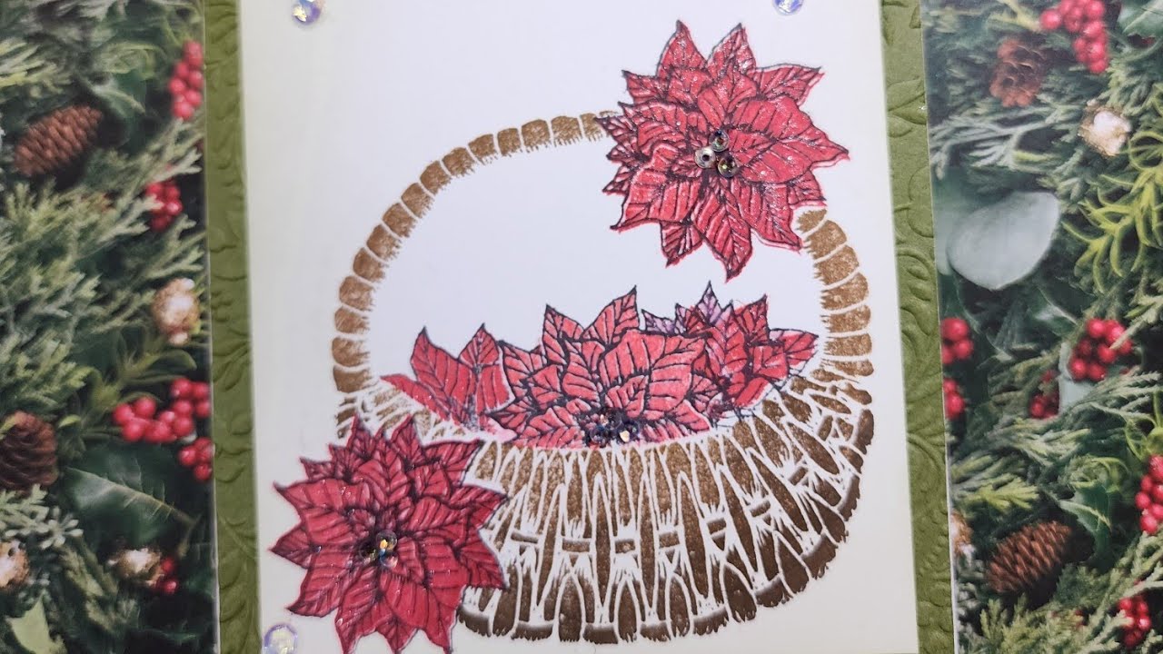 Beautiful Baskets 2 by Gina K designs with masking - YouTube