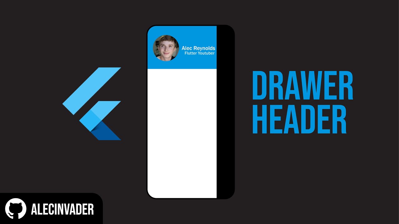 Build Full Flutter App Flutter Drawer Part 2 Youtube