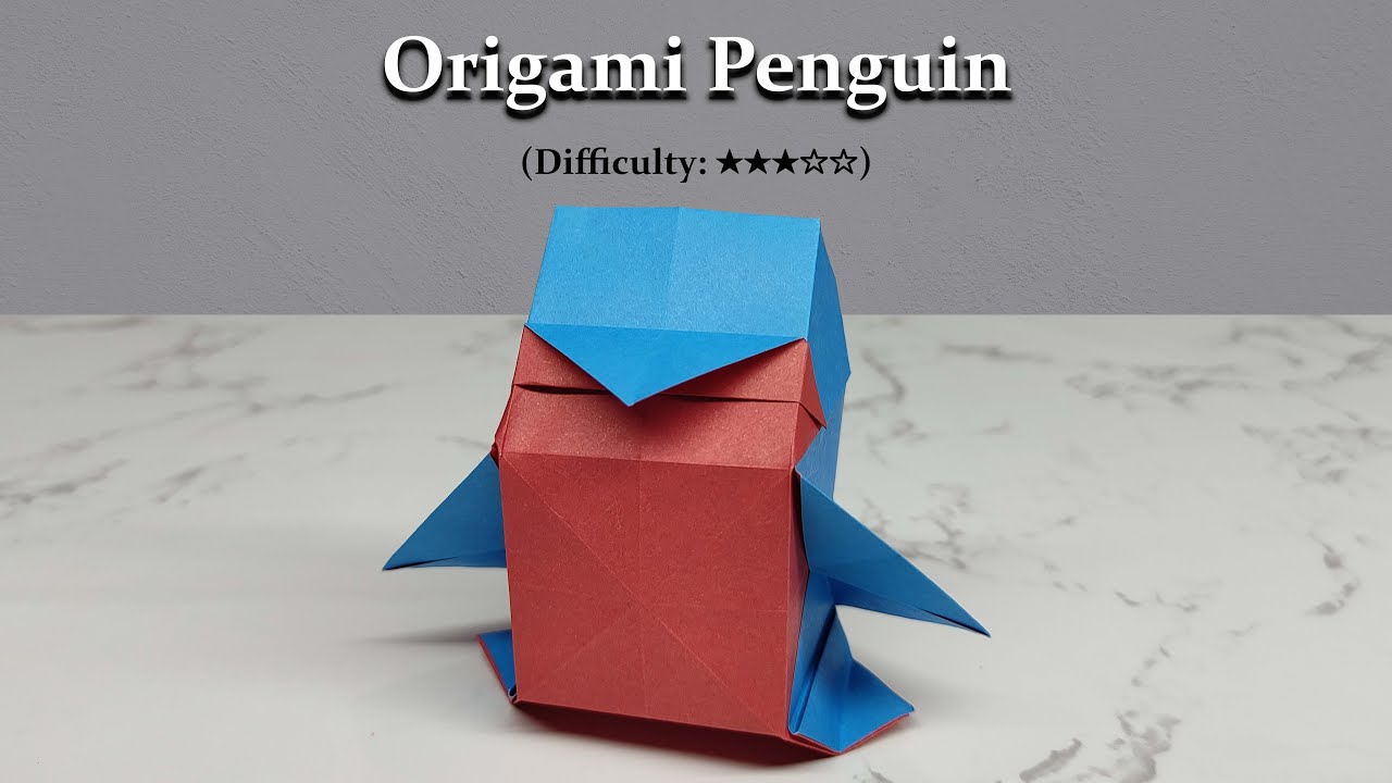 [DETAILED TUTORIAL] Origami Penguin | Yohsihisa Kimura Design - YouTube