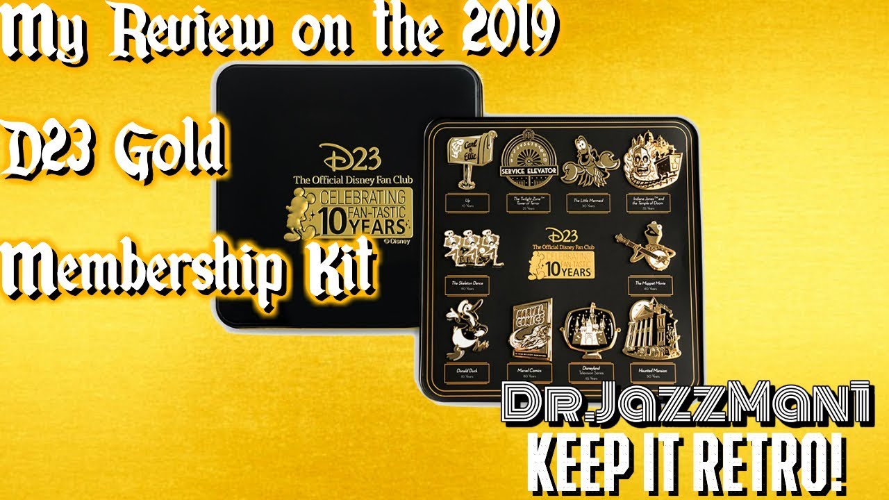 D23 2019 Gold Membership Kit Review - YouTube