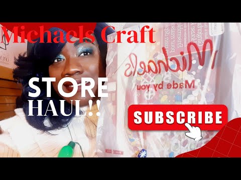 Micheals Craft Haul - YouTube