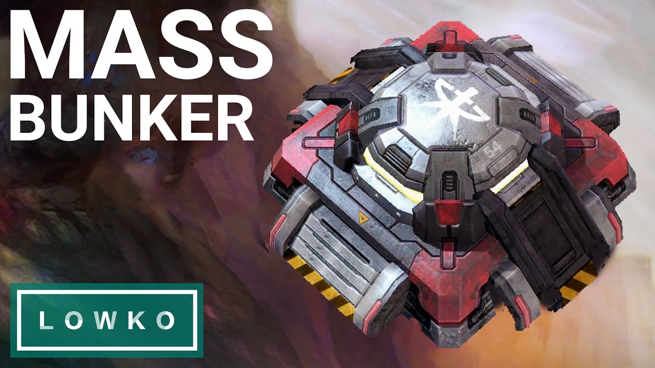 StarCraft 2: MASSING Bunkers! - YouTube