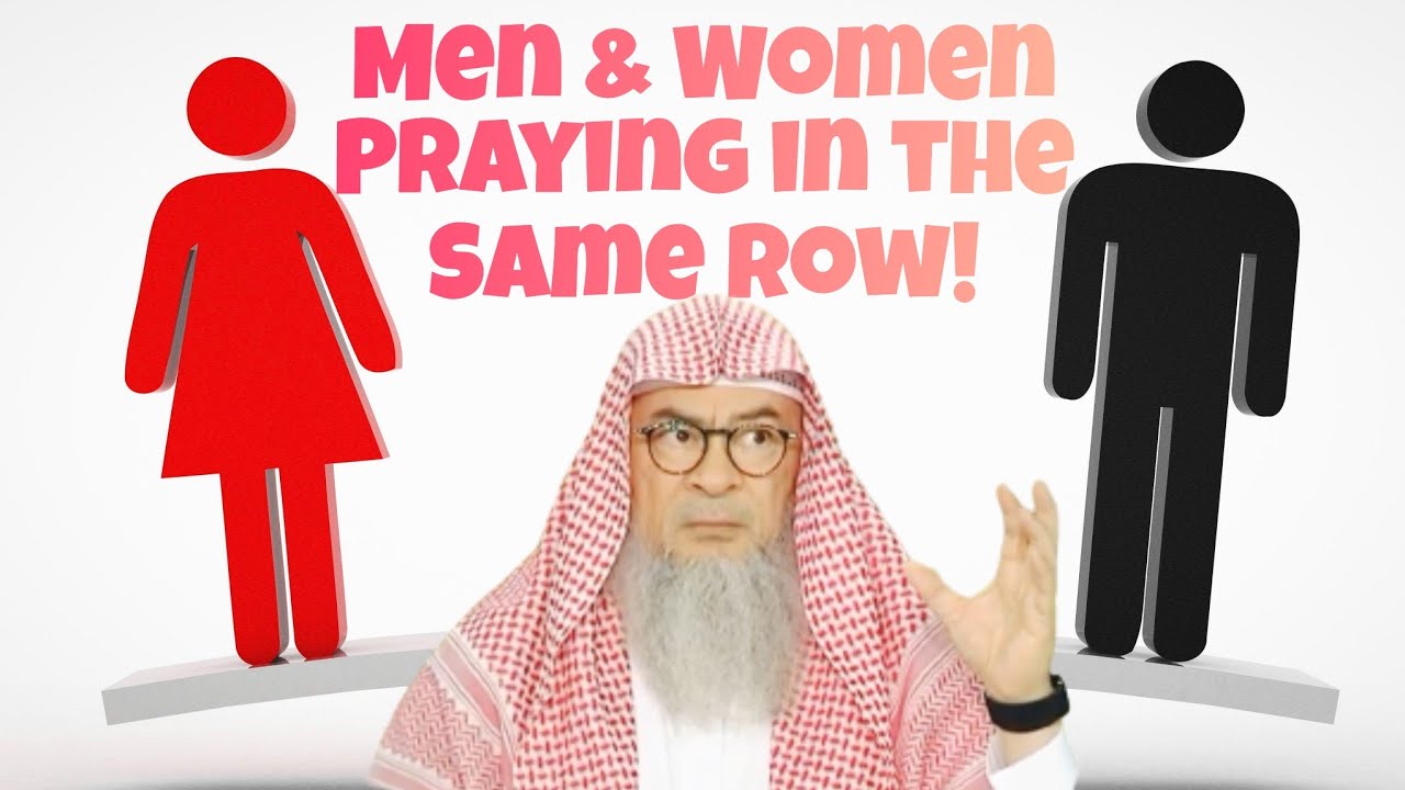 Ruling on men & women praying in the sane row, is the prayer valid? # ...