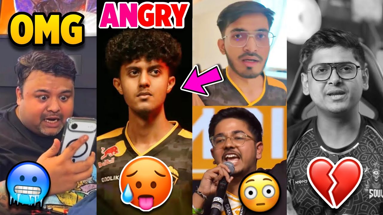 Live Gone WRONG🥶 All SHOCKED Reaction😳 Godlike support S8UL,8Bit Goldy ...