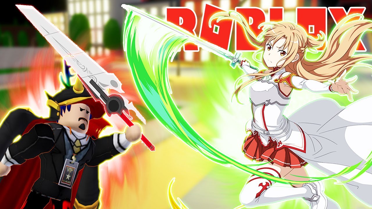Roblox - LẤY NHÂN VẬT ANIME HUYỀN THOẠI ASUNA VÀ THANH KIẾM QROW SWORD ...