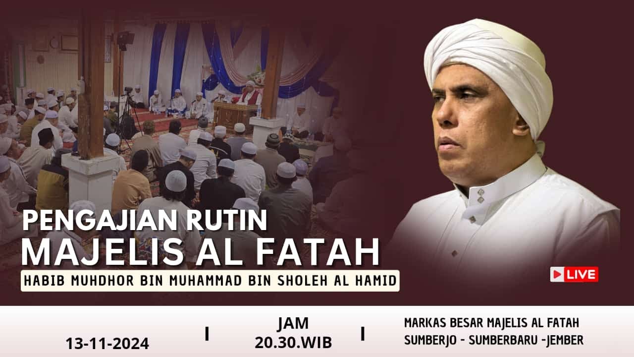 Rutin Bulanan Majelis Al fatah Jember | Habib Muhdhor Al Hamid - YouTube