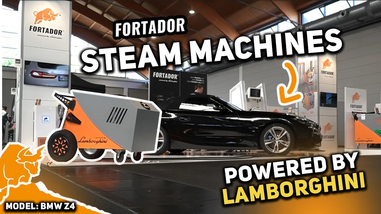 Fortador steam machines powered by Lamborghini taking care of BMW Z4 ...