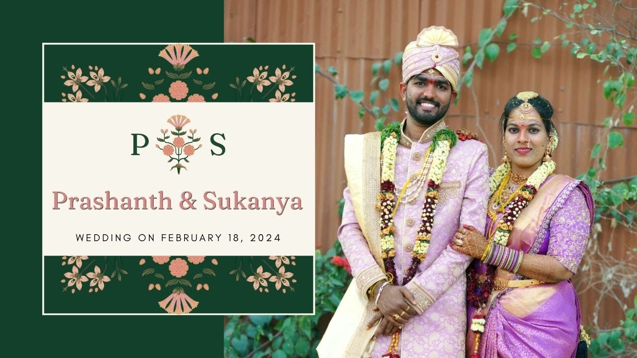 Prashanth & Sukanya || Cinematic wedding video || 18 February 2024 ...