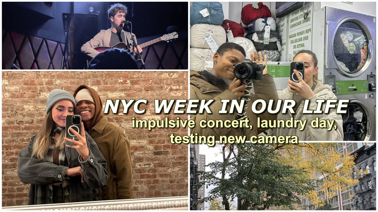 week in our life: last minute concert, laundry, trying new camera, we ...