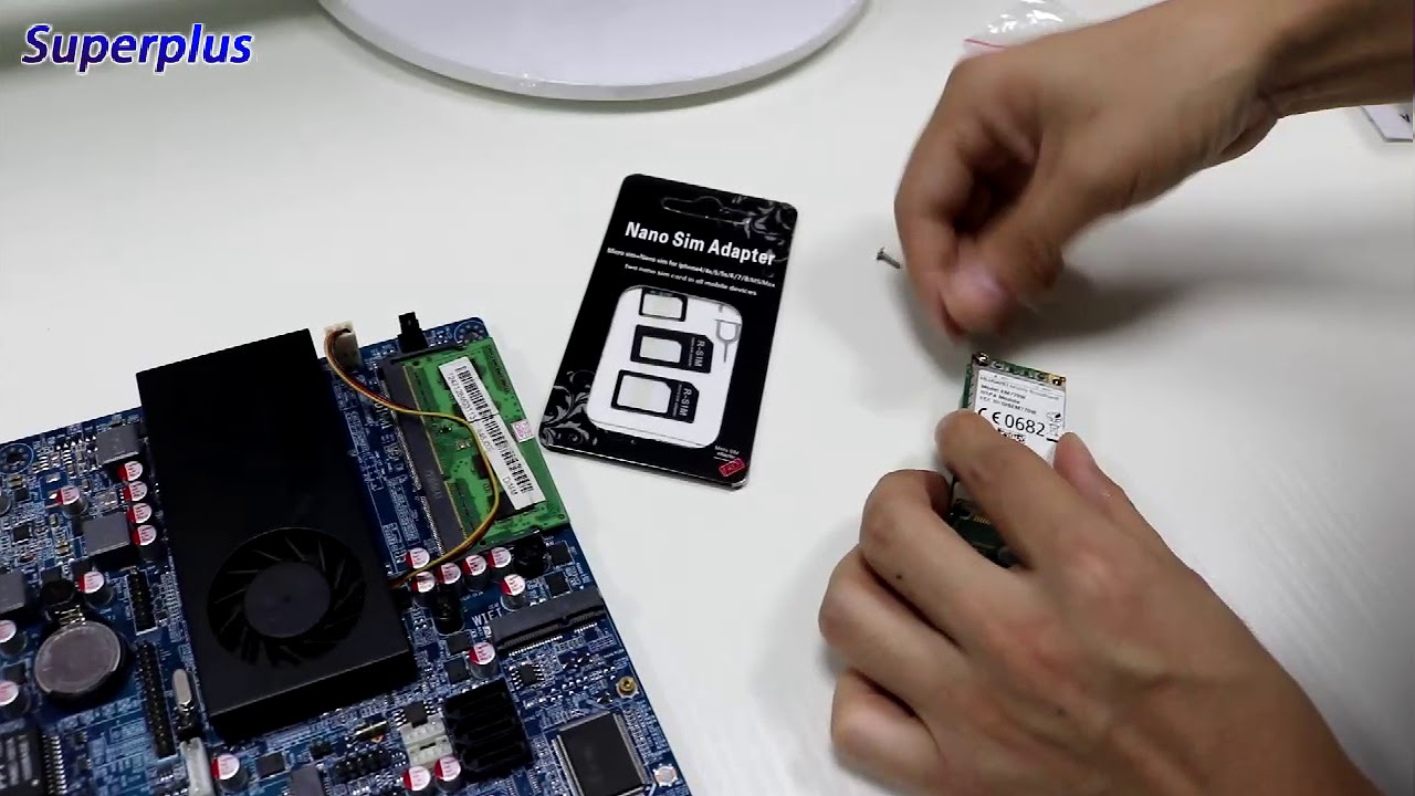 SuperpulsMini PCI E Adapter with sim card - YouTube