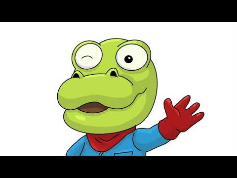 how to draw Crong in Pororo - YouTube