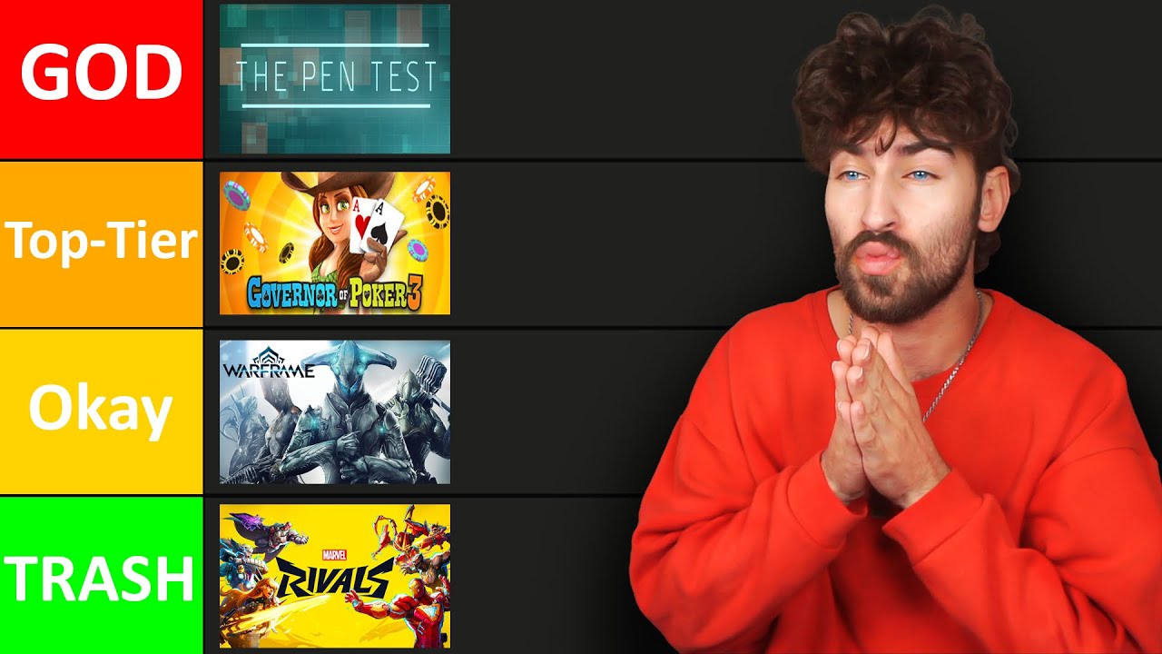 I Made The Greatest Random Steam Games Tier List - YouTube