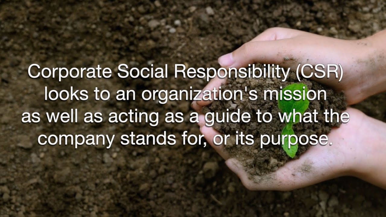 Commitment to Corporate Social Responsibility - YouTube