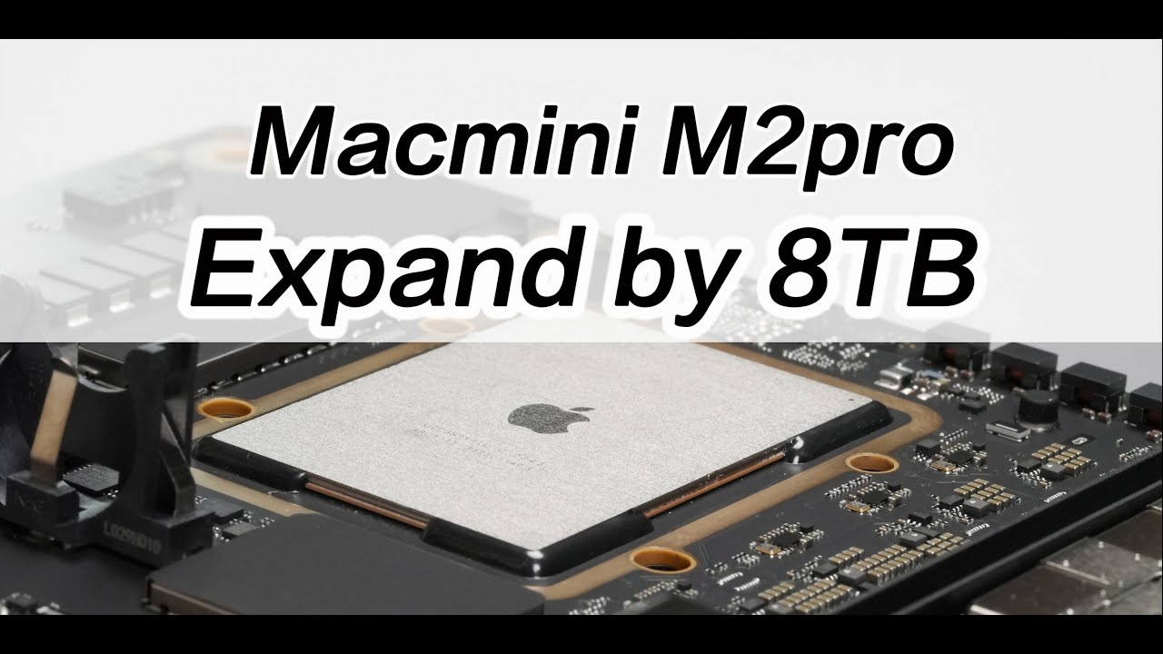 就是要快！Macmini m2pro A2816扩容8TB，硬盘读写大幅提升！#Macmini #Mac #Macminim2pro ...