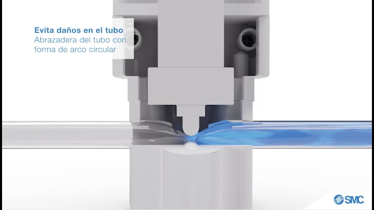 Válvula tipo pinch, serie LPV de SMC - YouTube
