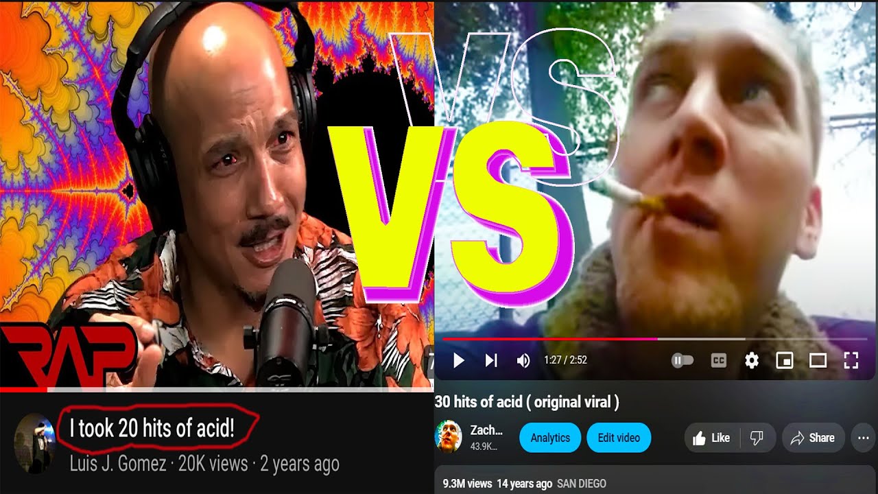 Luis Gomez stole '30 hits of Acid ' story. Side by side comparison ...