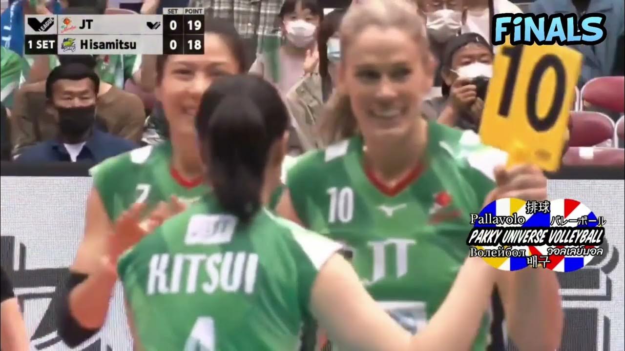 The first Finals 10 April 22|Hisamitsu Springs VS JT Marvelous 久光スプリングス VS JTマーヴェラス V リーグ2021-22 ...