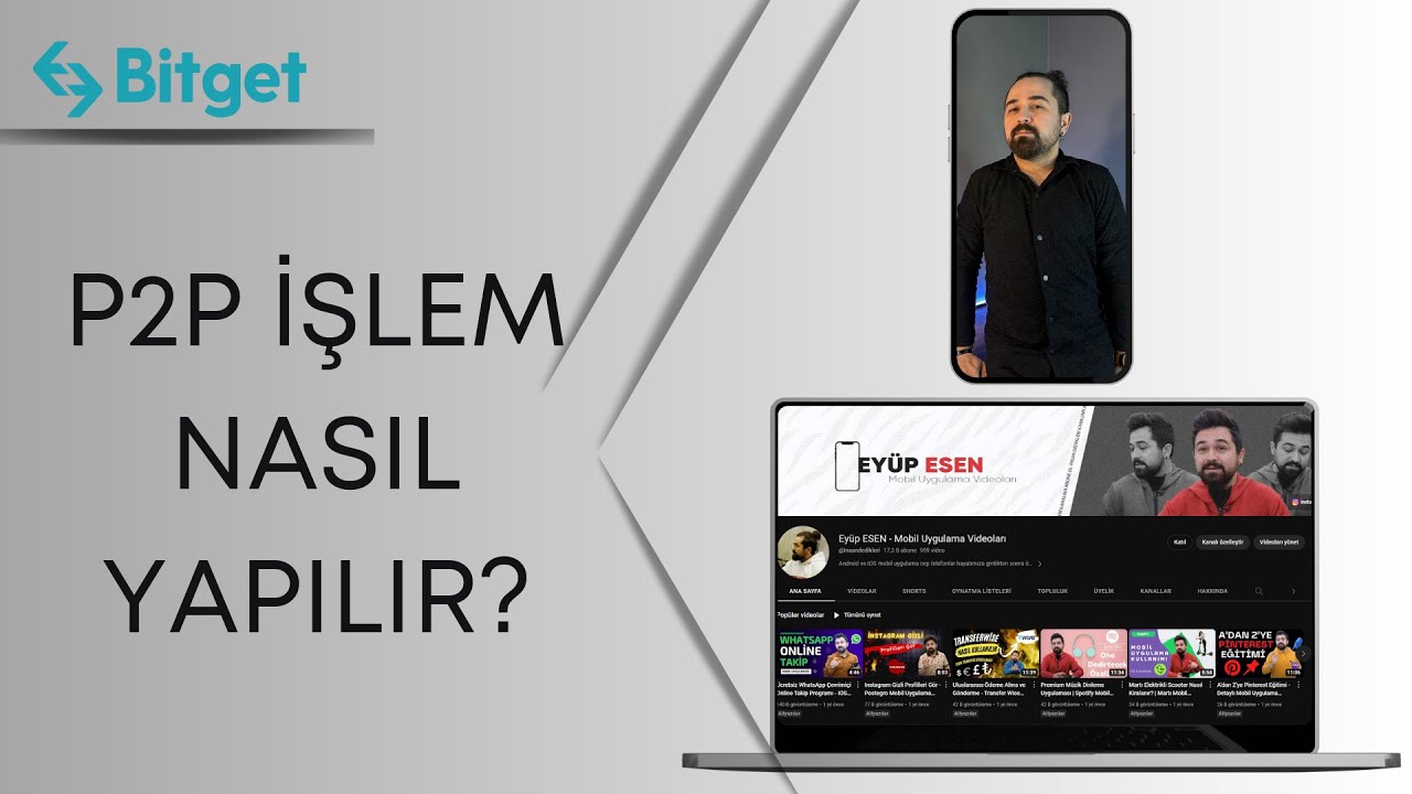Bitget Mobil Uygulama P2P İşlem Nasıl Yapılır? - YouTube