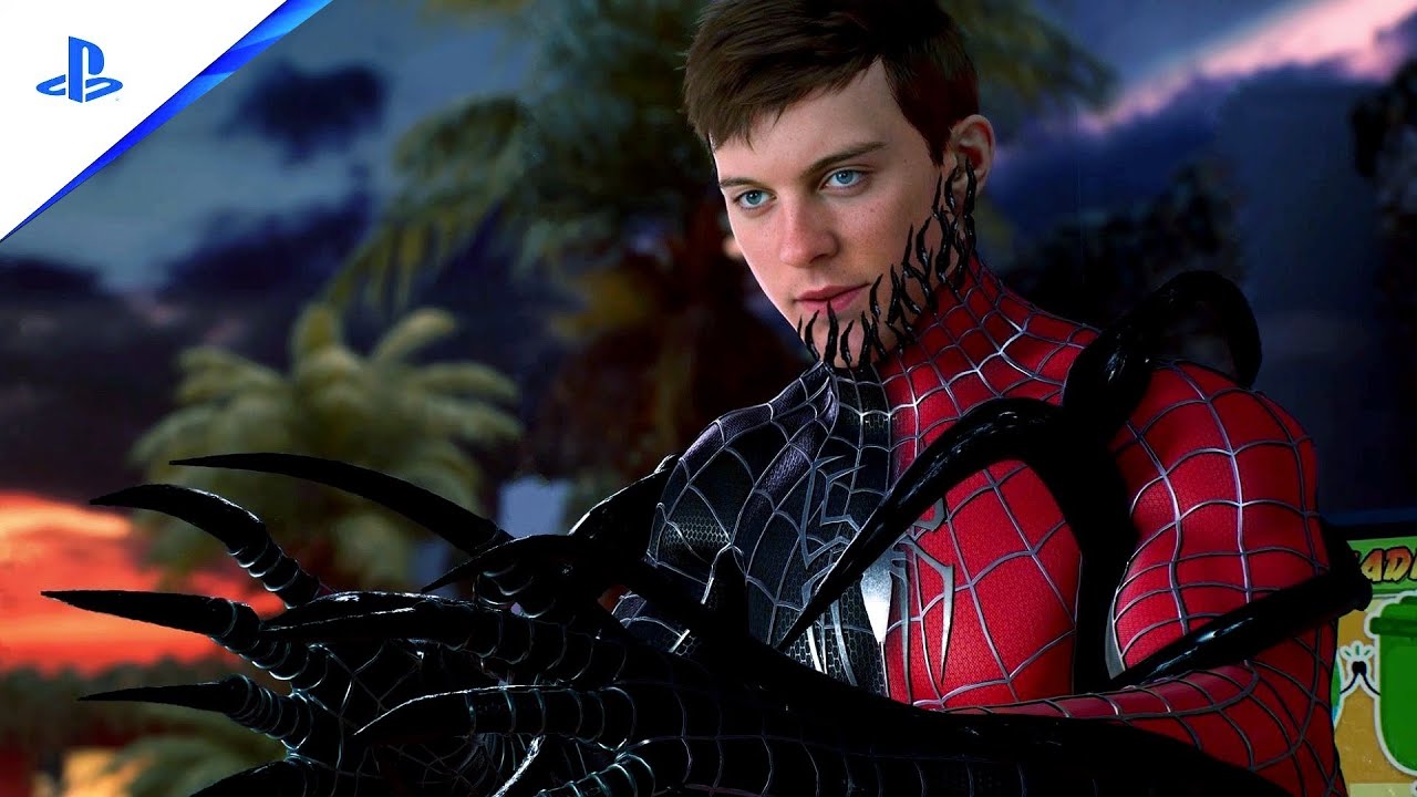 New Tobey Maguire Peter's Face Obtains Symbiote Venom Power ...