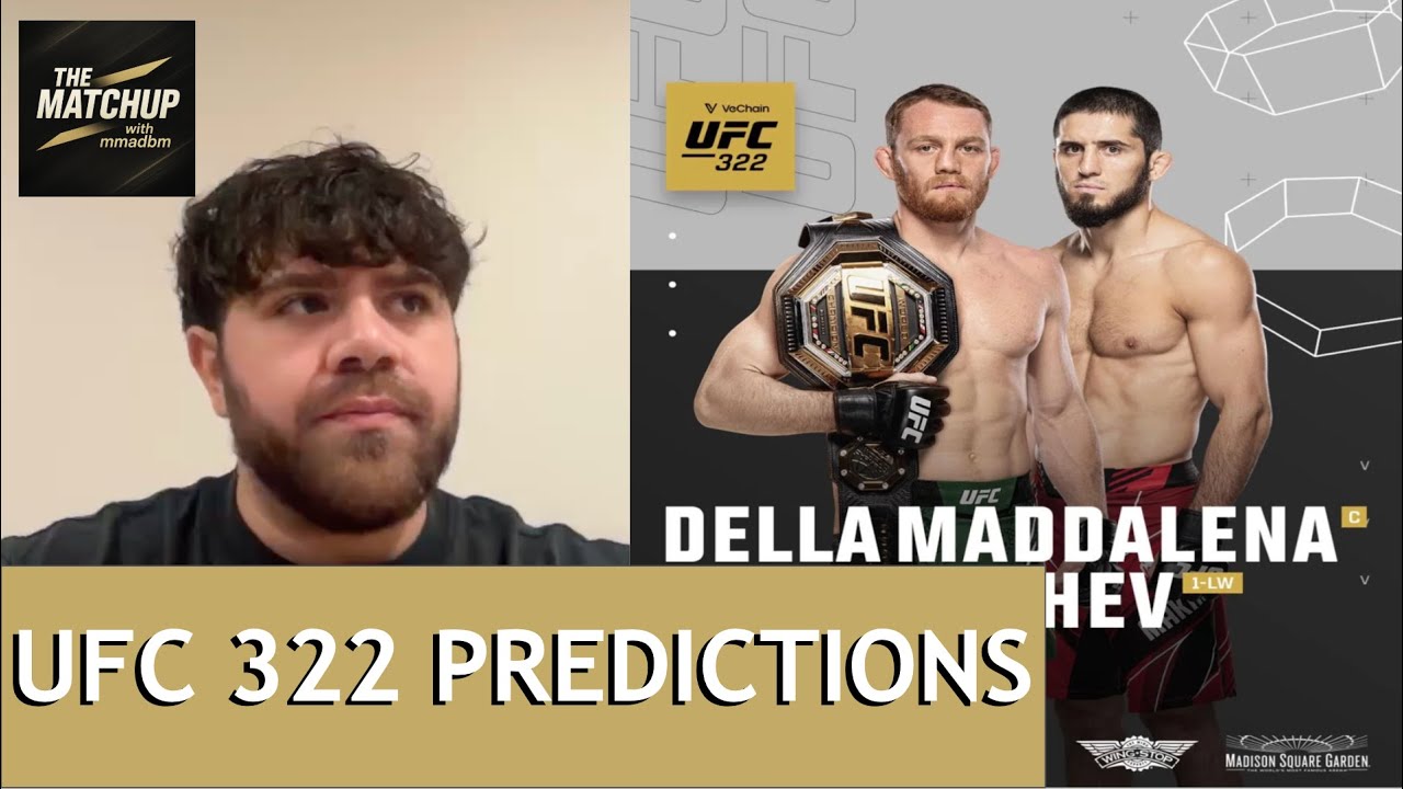 UFC 322 Full Fight Card Predictions | The Matchup with mmadbm - YouTube