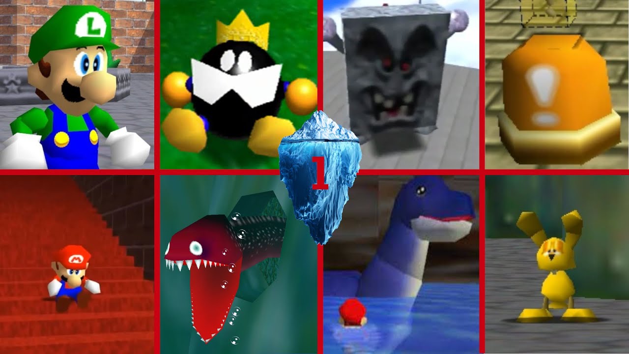 L'iceberg De Super Mario 64 #1 - La Surface + Sous La Surface - YouTube