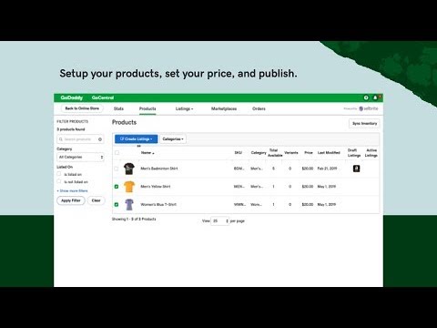 GoDaddy Online Store Feature: Marketplaces - YouTube