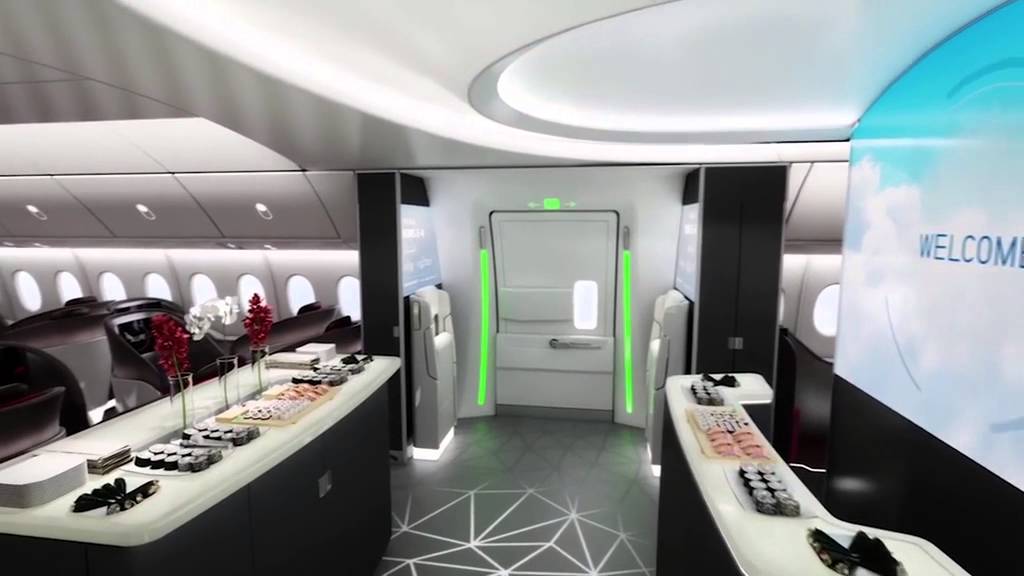 Boeing Cabin Lighting and Projection - YouTube