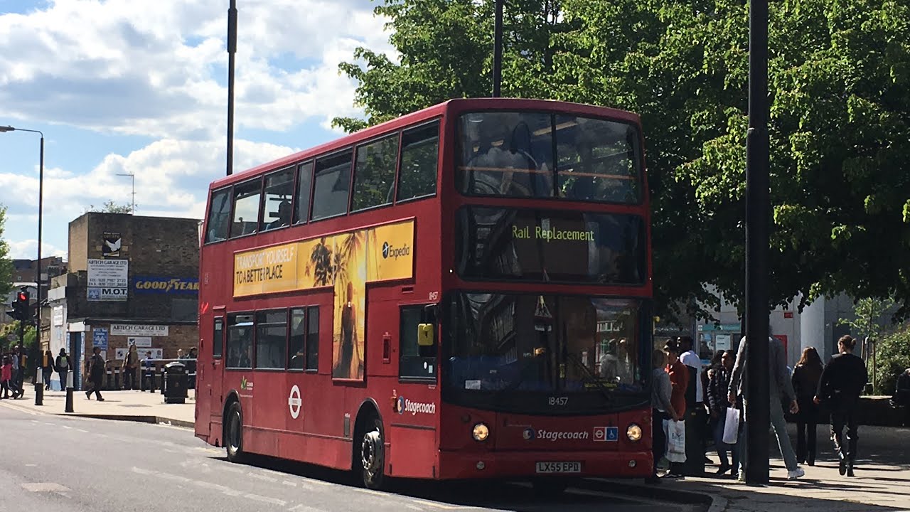 *WITHDRAWN* Journey on DLR Rail Replacement | 18457 (LX55EPD) + 18463 ...