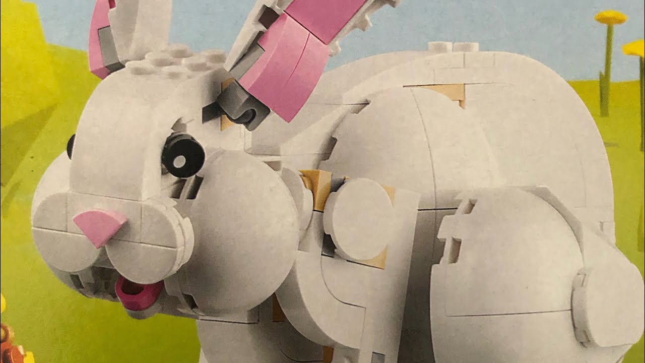 Building a thicc big bunny rabbit doo hickey lego set - YouTube